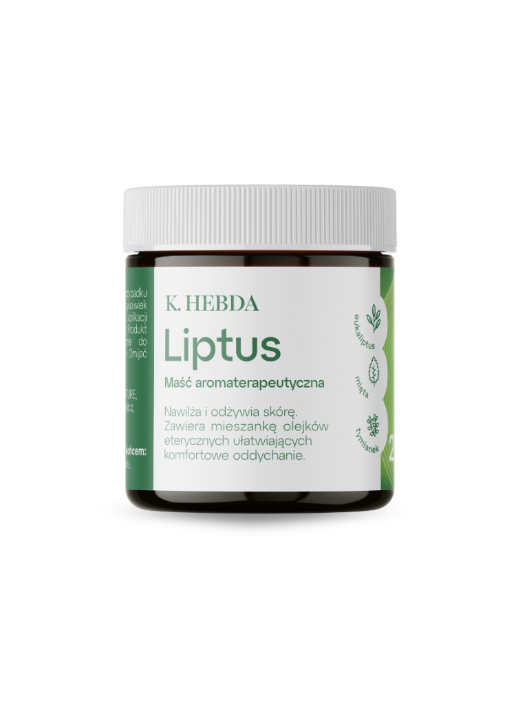 Aromaterapeutyczna maść z olejkami eterycznymi Liptus® - Klaudyna Hebda ...