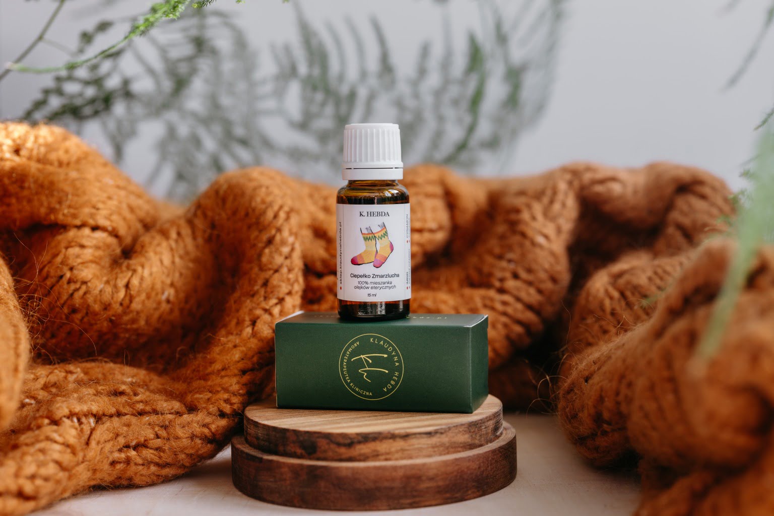 Ciepełko Zmarzlucha – mieszanka 100% olejków eterycznych [5 -15 ml] - Klaudyna Hebda Nature