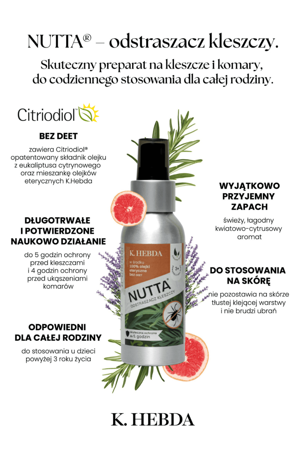 NUTTA® – spray na kleszcze i komary - Klaudyna Hebda Nature
