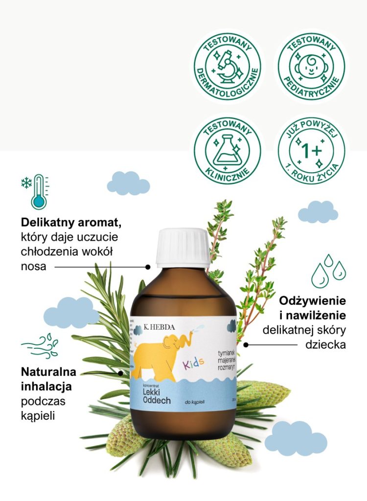 Koncentrat do kąpieli Lekki Oddech - Klaudyna Hebda Nature